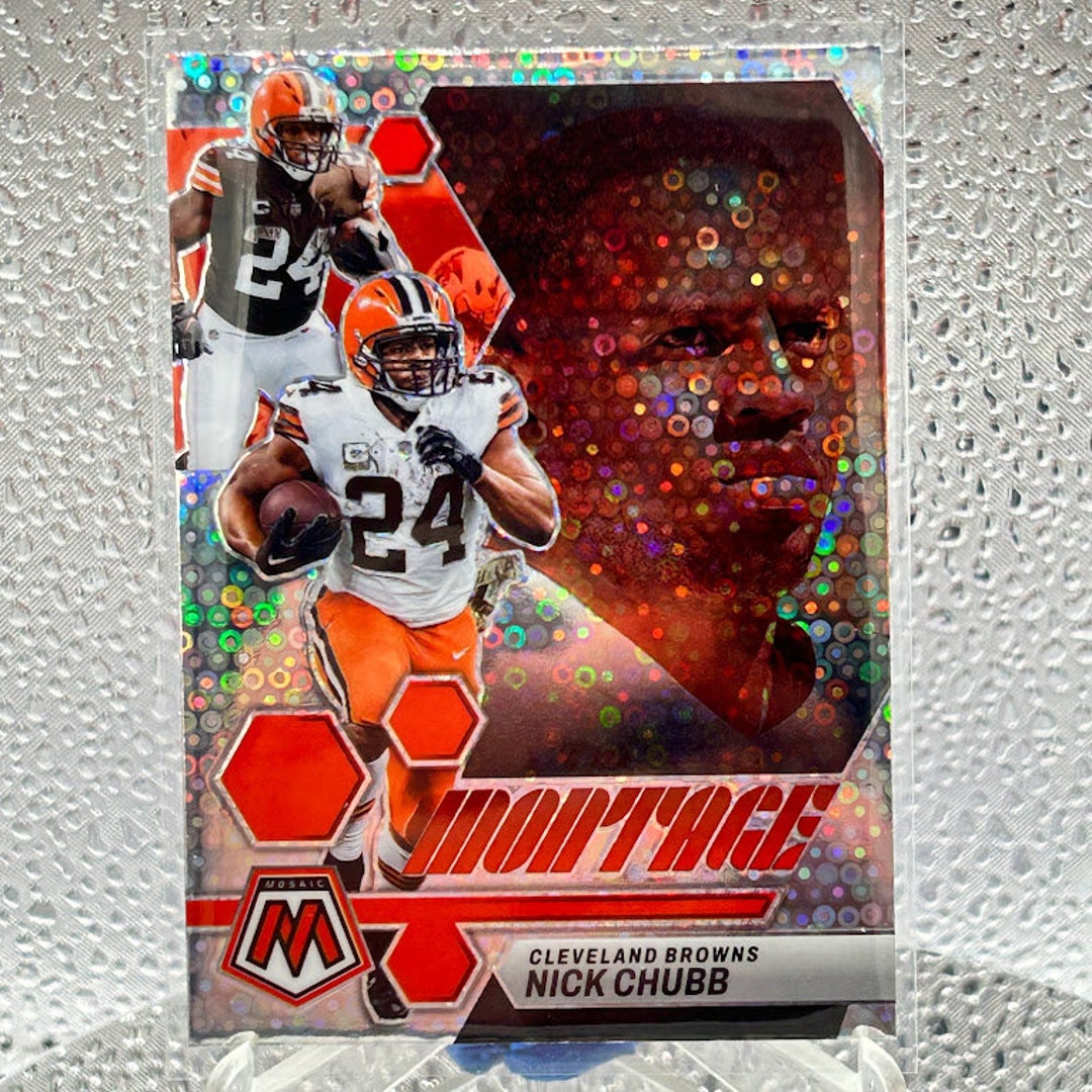 Nick Chubb NO HUDDLE Mosaic Montage 2023 Cleveland Browns, Georgia ...