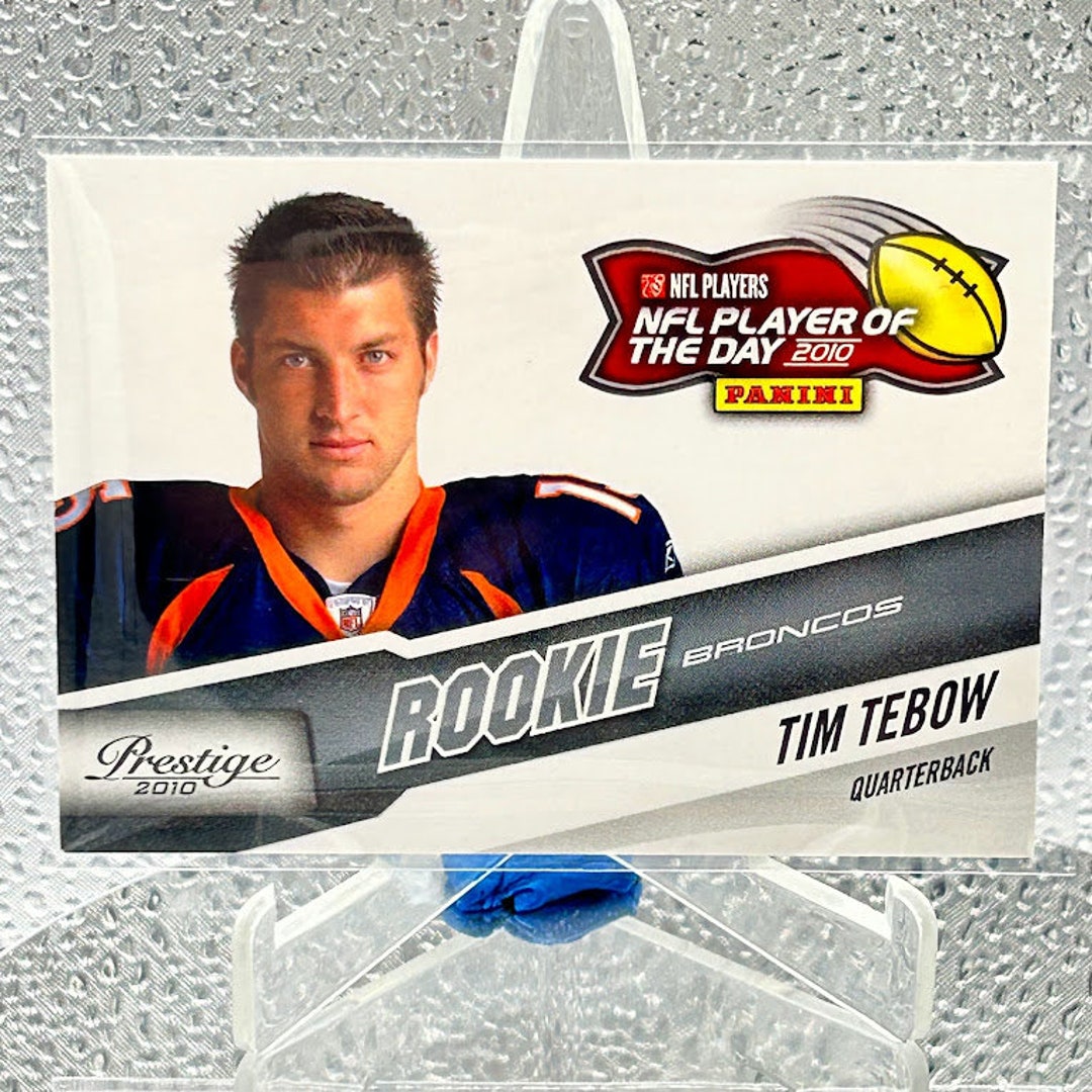 Tim Tebow ROOKIE Prestige Player of the Day 2010 Denver Broncos, New ...