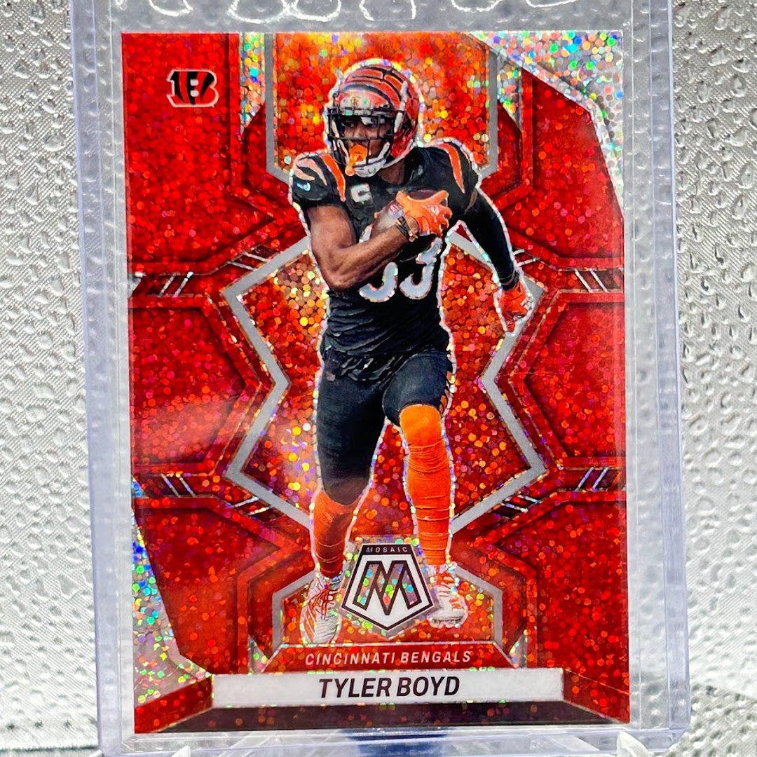 Tyler Boyd RED SPARKLE Mosaic 2022 Cincinnati Bengals Pitt - Etsy