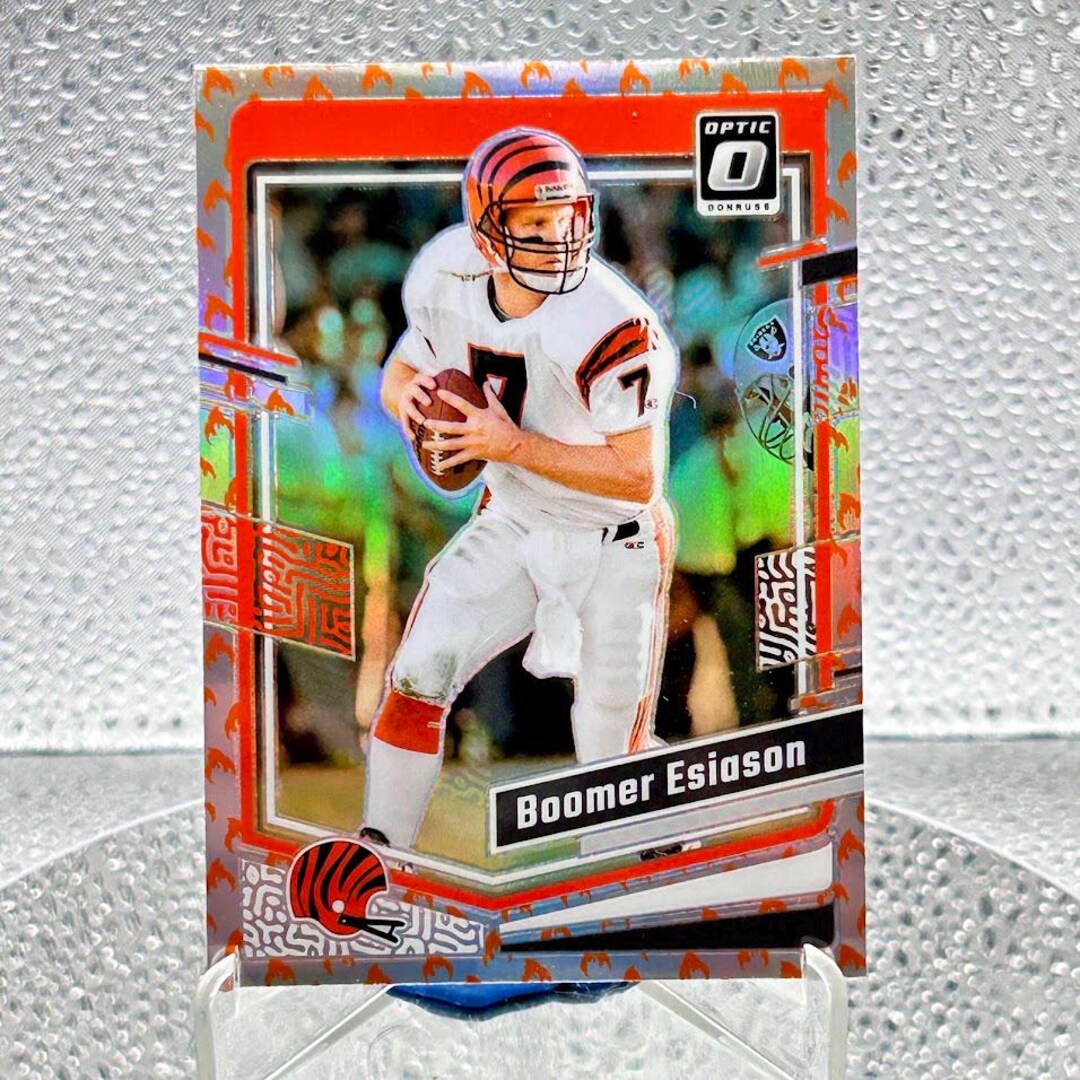 Boomer Esiason Optic FIRE Emoji Prizm 2023 Cincinnati Bengals New York ...