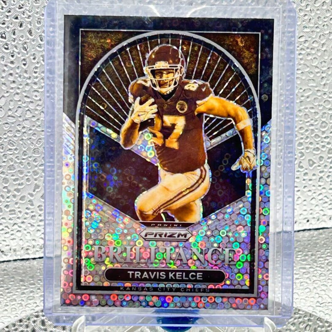 Travis Kelce NO HUDDLE Prizm Disco Brilliance 2022 Kansas City - Etsy