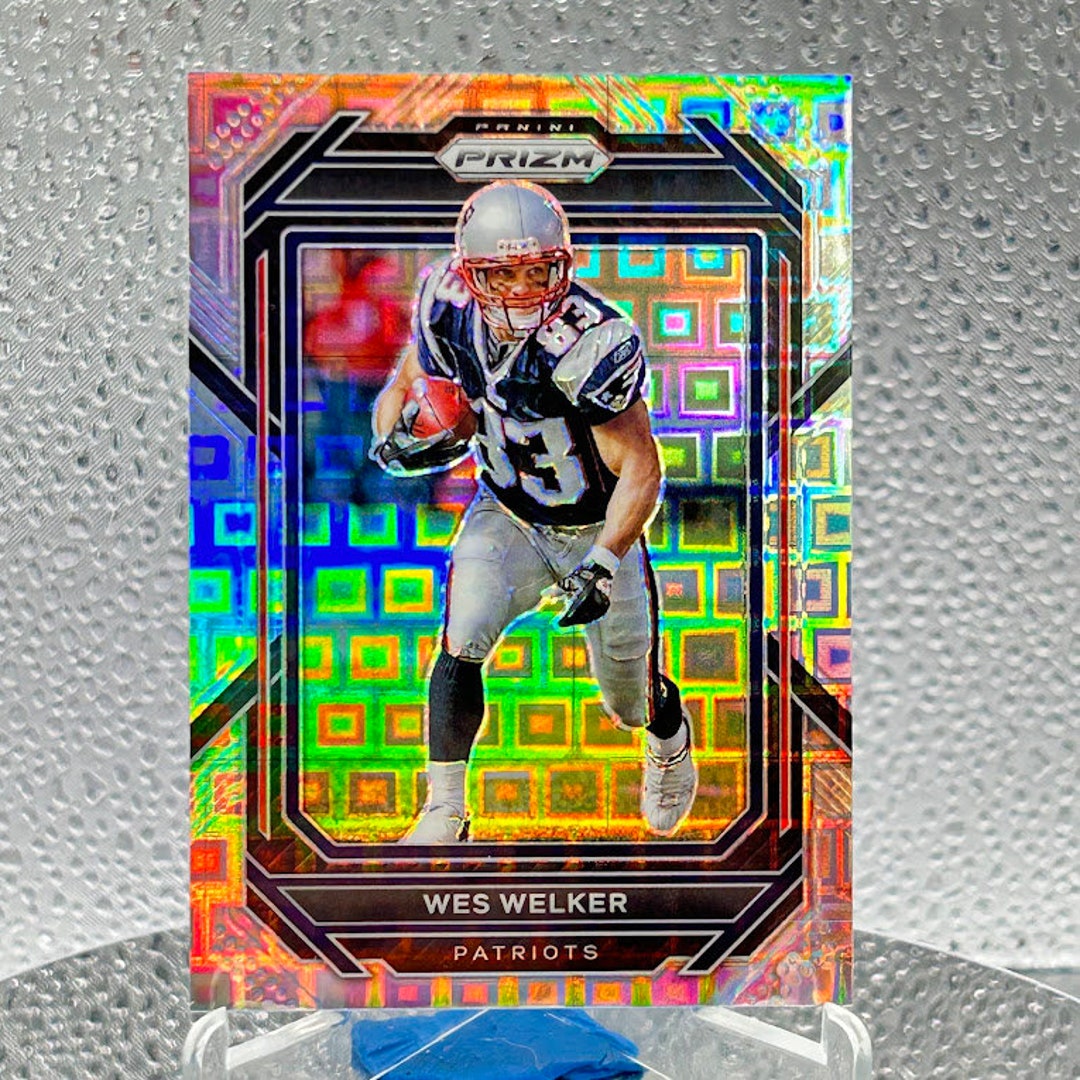 Wes Welker 'd /400 Prizm Pandora 2022 New England Patriots, Texas Tech ...