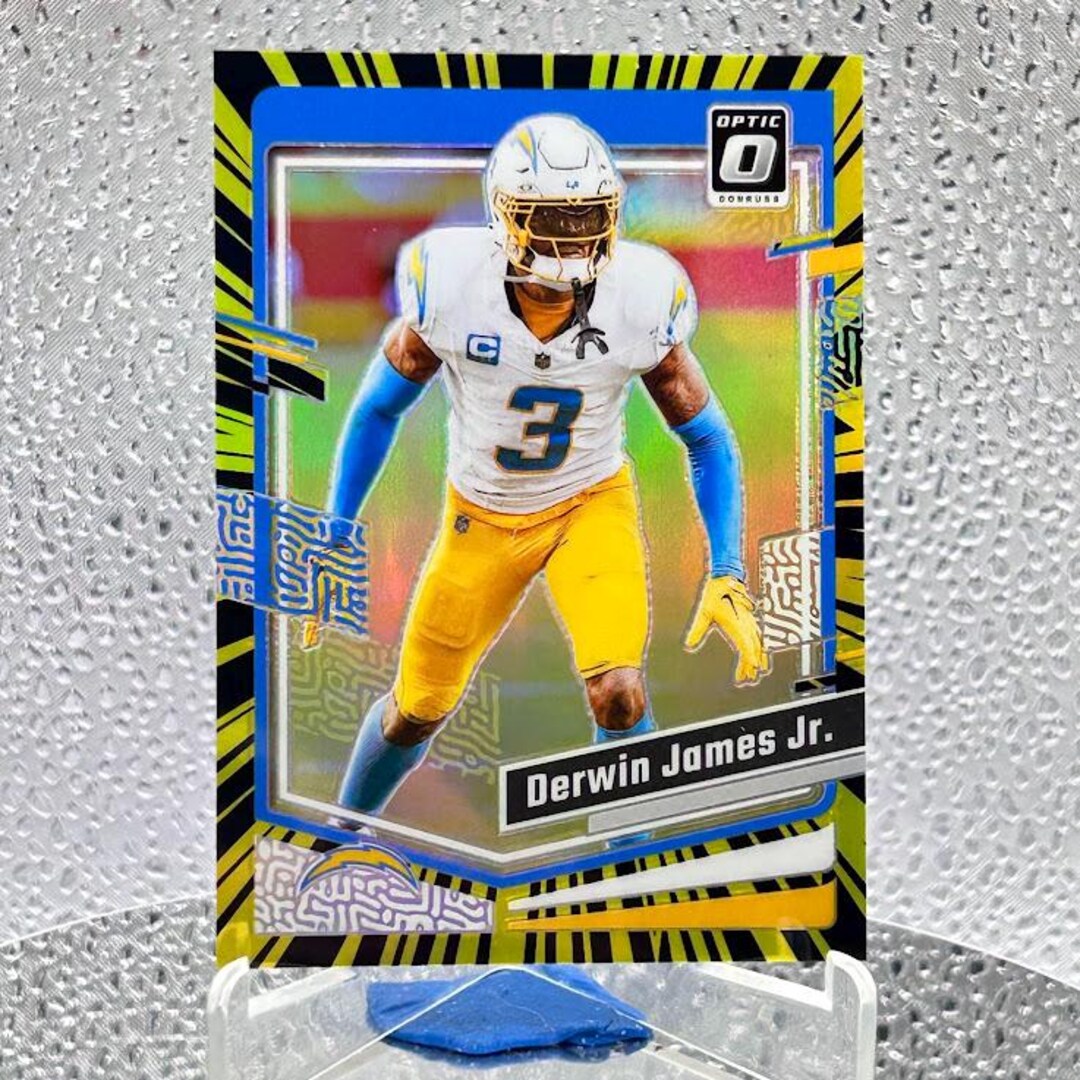 Derwin James Jr 'd /69 Optic ELECTRICITY Prizm 2023 Los Angeles ...