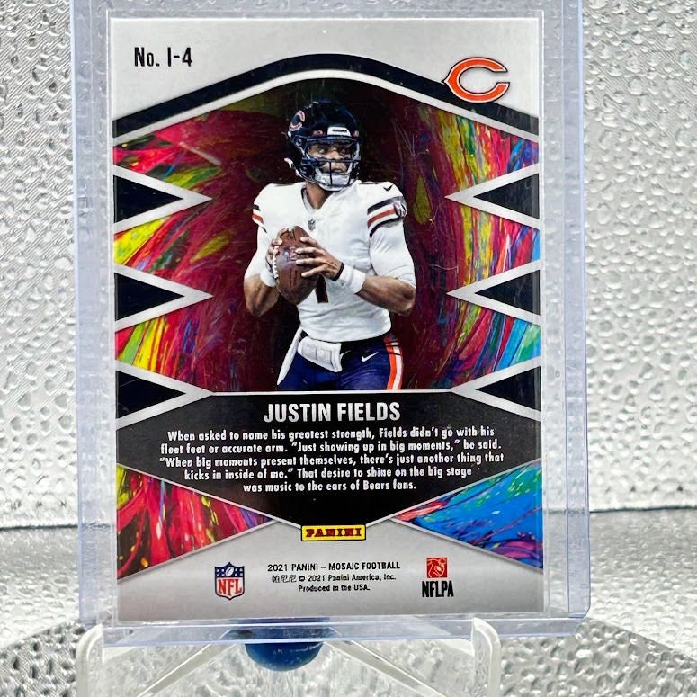Justin Fields ROOKIE Mosaic Introductions Base 2021 Chicago - Etsy