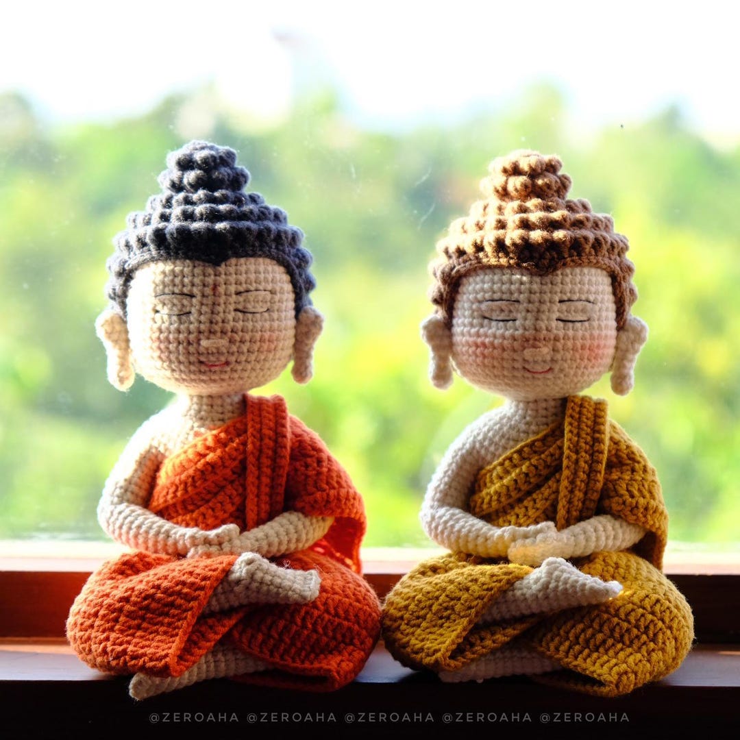 Crochet Buddha Pattern: Zen Meditation Decor (PDF Pattern) - Etsy