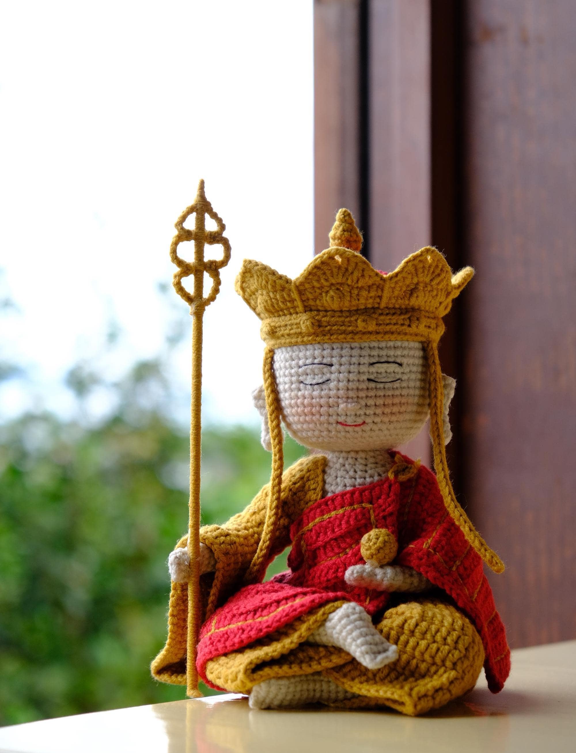 Bodhisattva Amigurumi Crochet Pattern: Ksitigarbha Buddha, Zen ...