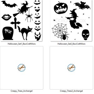 Halloween Sets Series Cut Files Svg Scut Cut Files for Die Cutting ...
