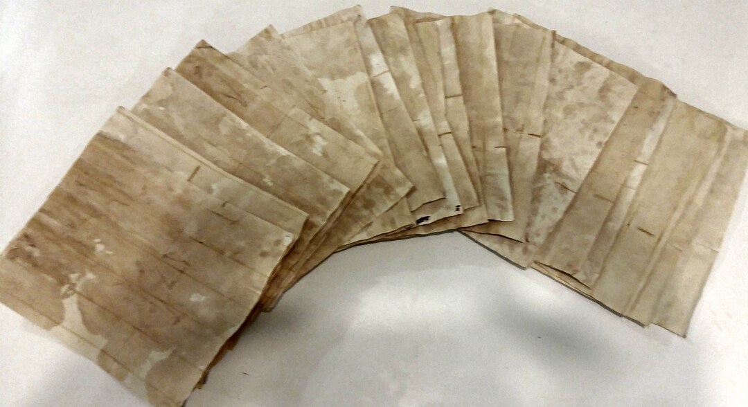 20 Printable Dark Coffee & Tea Stained Papers Bundle for Travelers ...