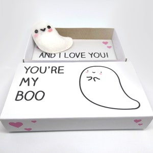 Anniversary Gift Cute Ghost Magnet Gift Felt Plushie in - Etsy