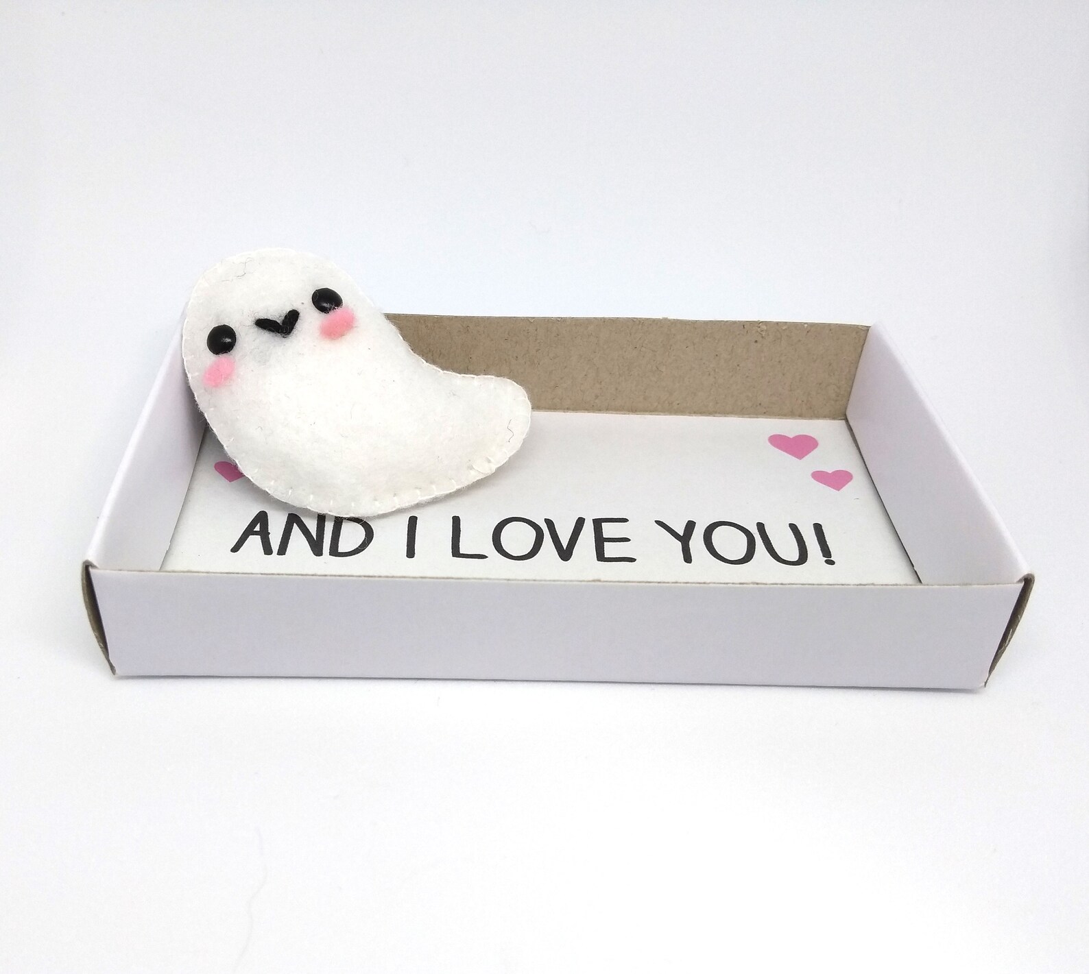 Anniversary Gift Cute Ghost Magnet Gift Felt Plushie in | Etsy