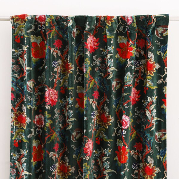 Velvet Curtains - Etsy