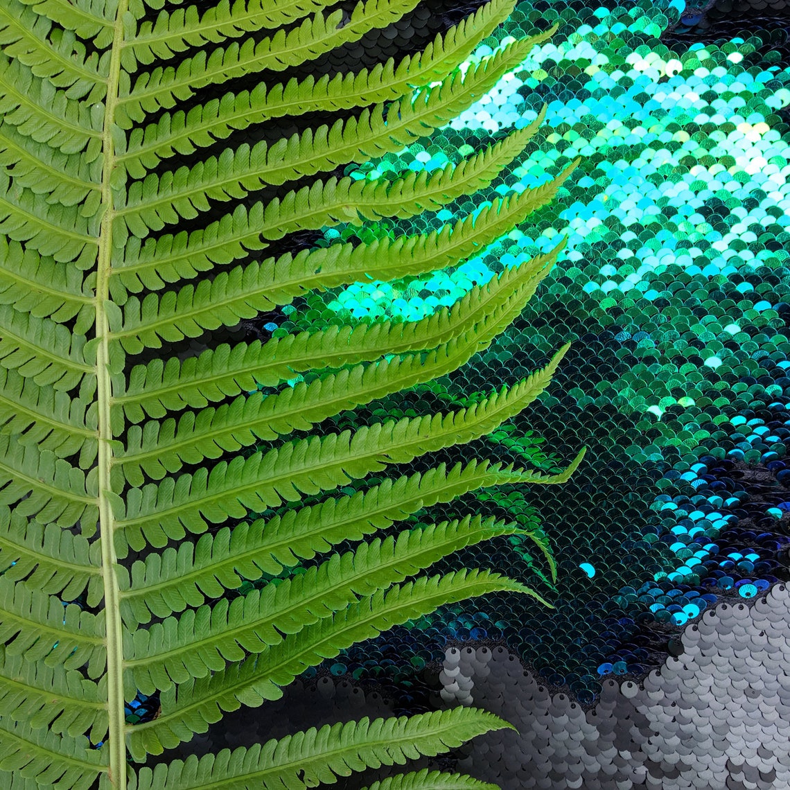 Sparkly Mermaid Sequin Backpack With Separate Laptop Pocket, Black Mint ...