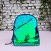 Sparkly Mermaid Sequin Backpack With Separate Laptop Pocket, Black Mint Sequin Backpack, Travel ...