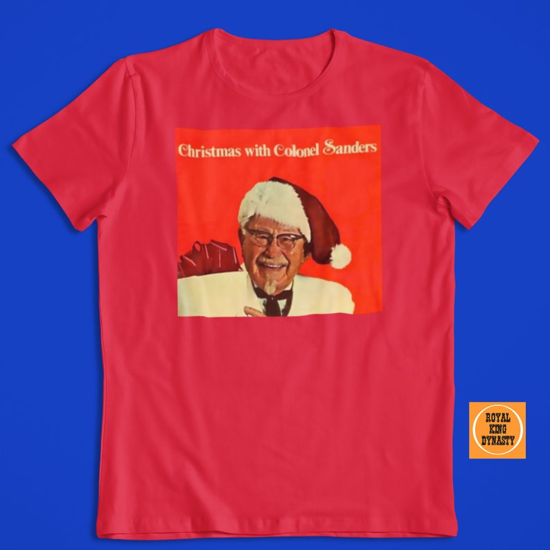 Christmas With Colonel Sanders T-shirt / Gift for Weirdo | Etsy