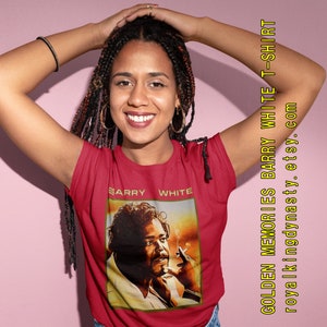 Barry White Golden Memories T-shirt / 1970s Vintage Thrift Store Retro ...