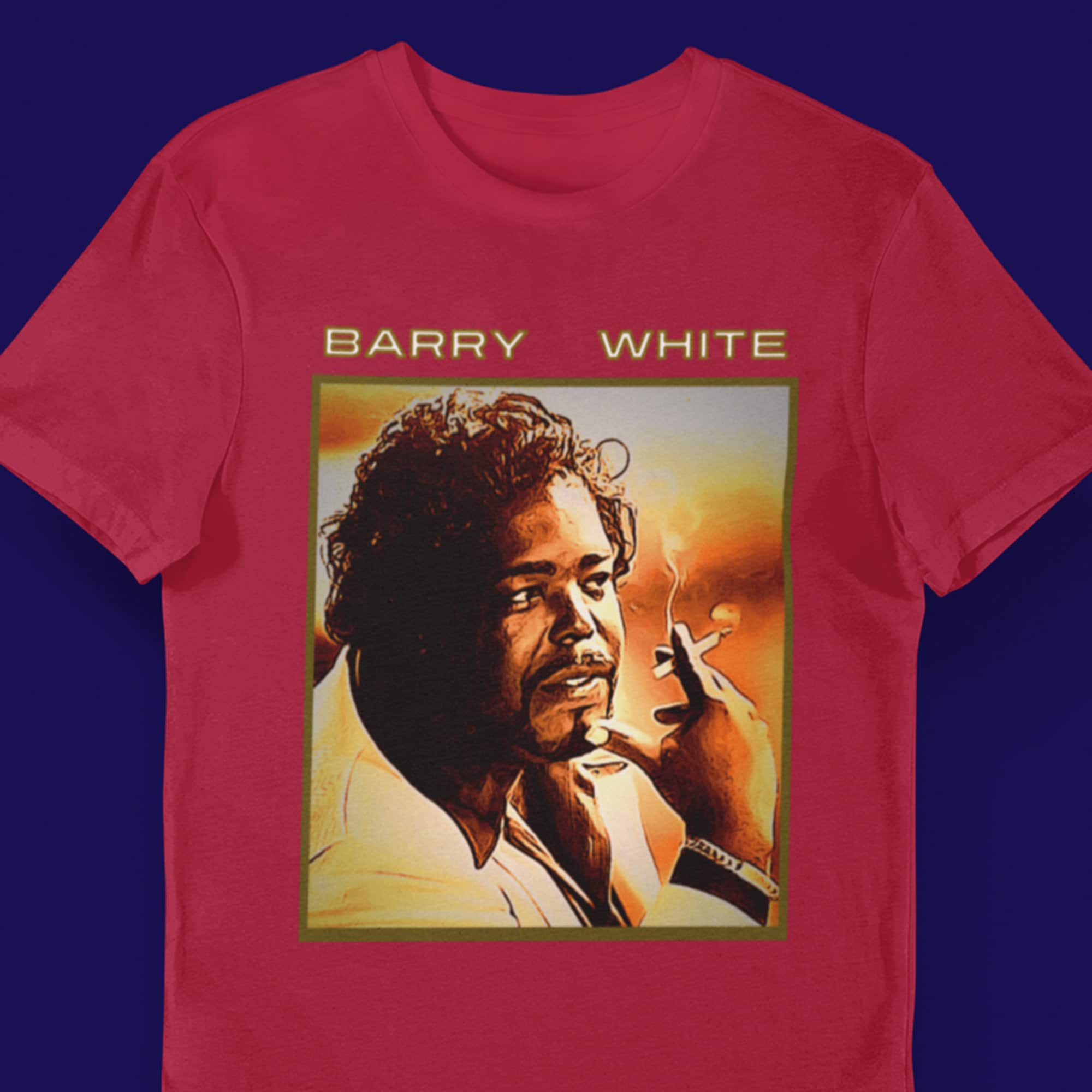 Barry White Golden Memories T-shirt / 1970s Vintage Thrift Store Retro ...