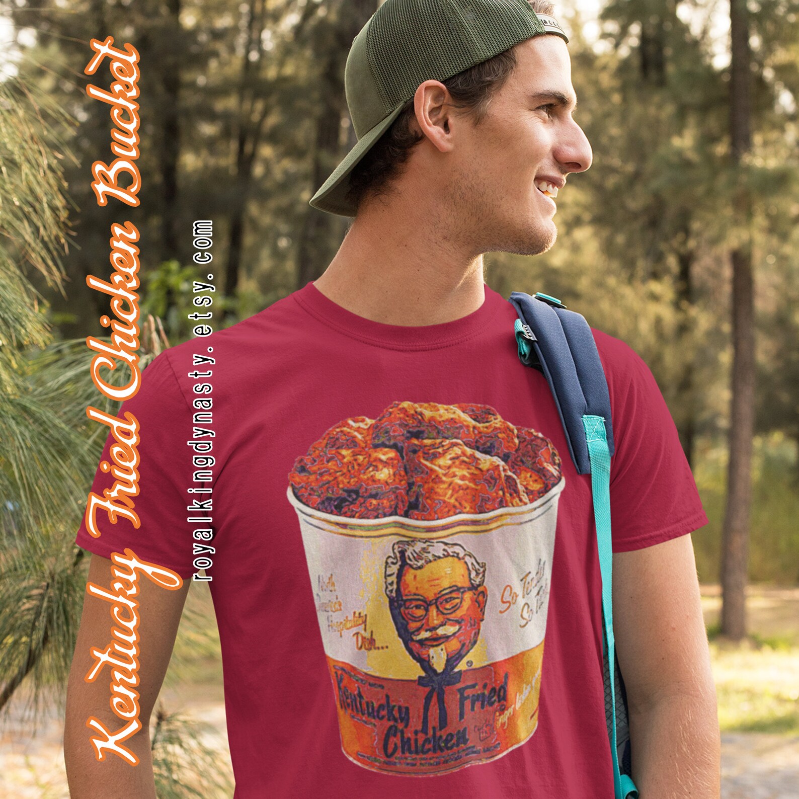 Fine Art Kentucky Fried Chicken Bucket T-Shirt / KFC Finger | Etsy