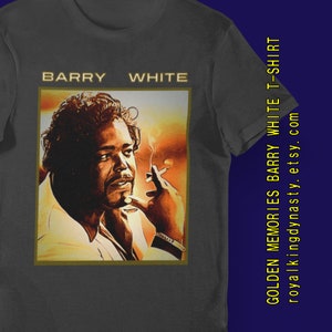 Barry White Golden Memories T-shirt / 1970s Vintage Thrift Store Retro ...