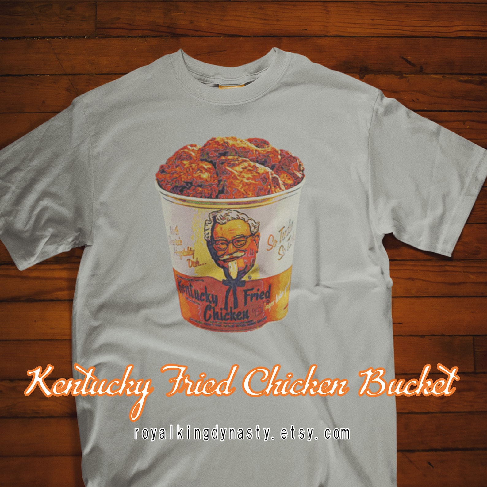 Fine Art Kentucky Fried Chicken Bucket T-Shirt / KFC Finger | Etsy