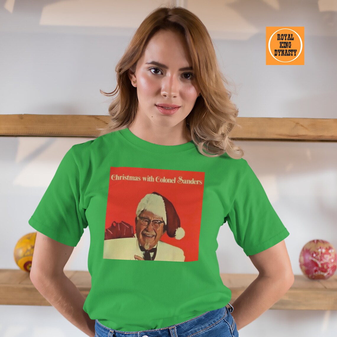 Vintage Colonel Sanders Christmas T-shirt - Etsy