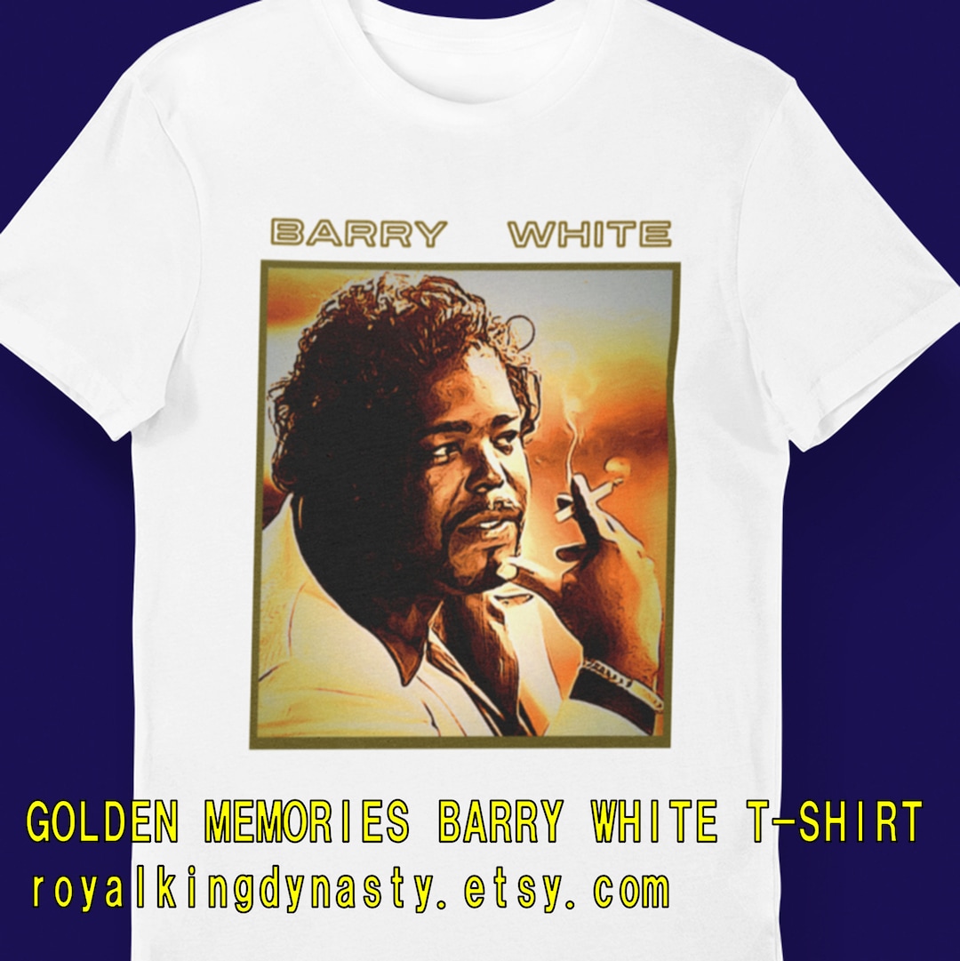 Barry White Golden Memories T-shirt / 1970s Vintage Thrift Store Retro ...