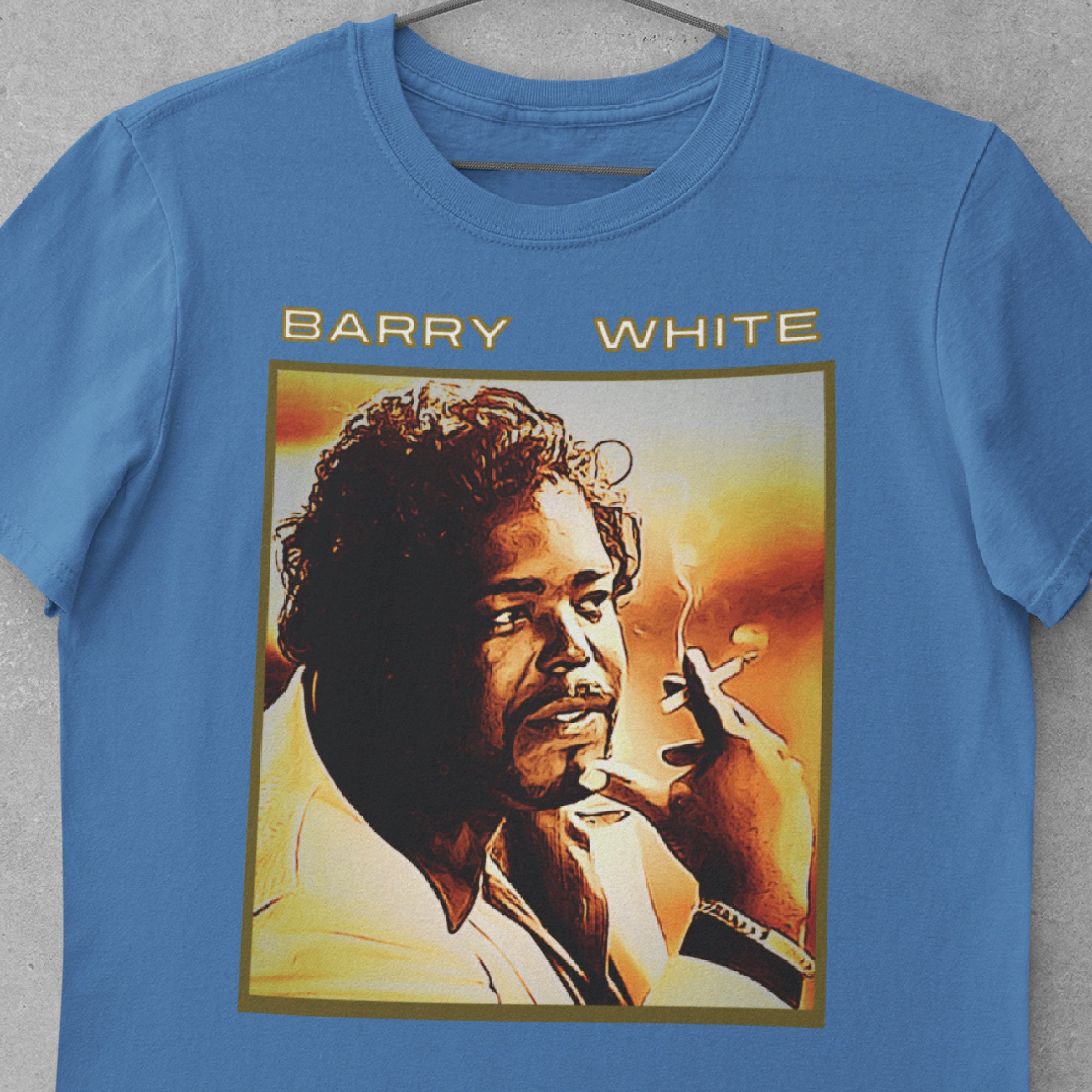 Barry White Golden Memories T-shirt / 1970s Vintage Thrift Store Retro ...
