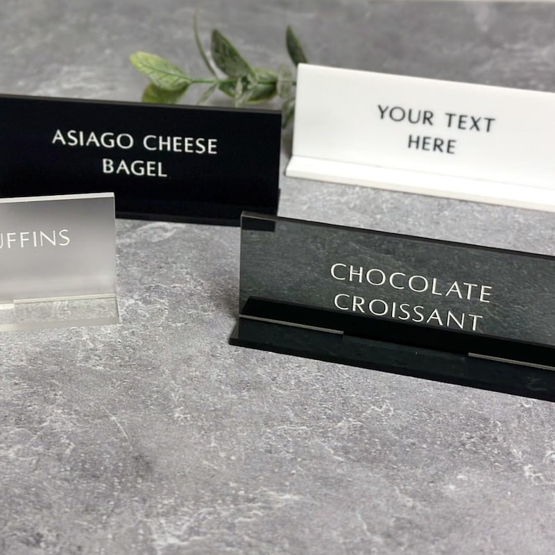 Pastry Signs for Display - Etsy