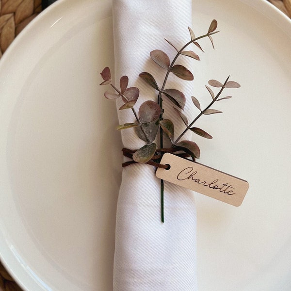 Wood Card Place Holder - Etsy