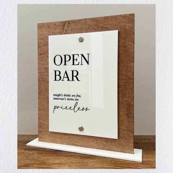 Rustic Wedding Bar - Etsy
