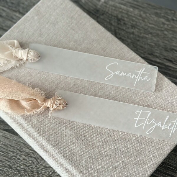 Acrylic Bookmark - Etsy