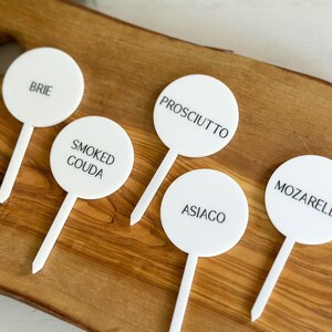 Acrylic Food Labels, Charcuterie Accessories, Event Catering, Cheese ...