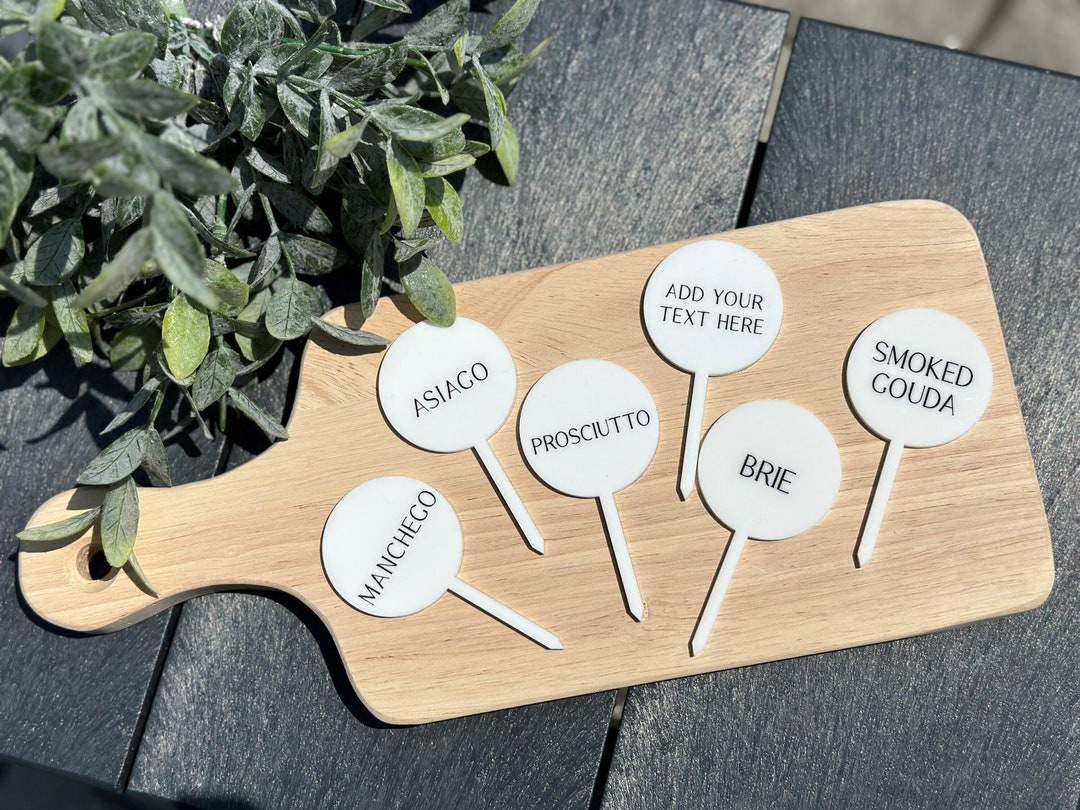 Acrylic Food Labels, Charcuterie Accessories, Event Catering, Cheese ...