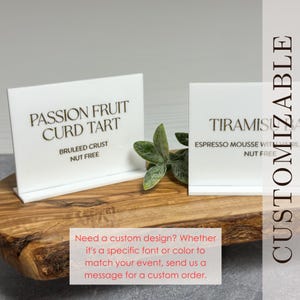 Buffet Table Signs, Catering, Acrylic Signs, Event Planning, Buffet ...