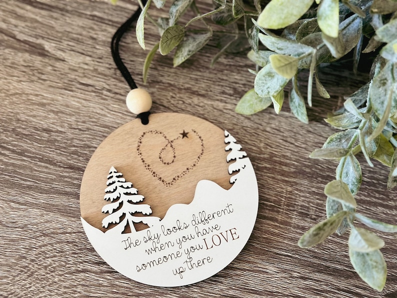 Memorial Ornament the Sky Looks Different Christmas in - Etsy