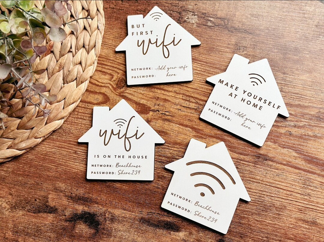 Wifi Details, Wifi Magnet, Wifi Password, Fridge Magnets, Custom Wifi ...