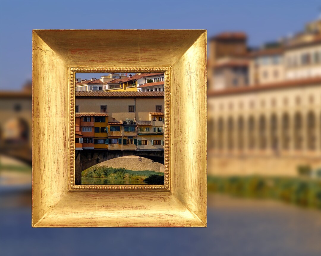 Golden Elegant Silver Frame Painted Shaped Wavy Frame Plaster Pinstripe ...