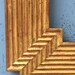 Gold Elegant Silver Plated Painted Frame Shaped Wavy Pinstripe Framing ...