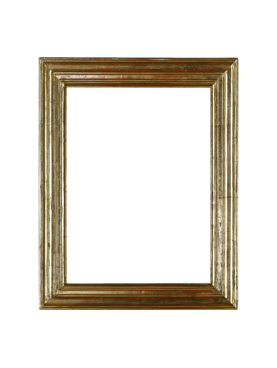 Golden Elegant Silver Frame Painted Shaped Wavy Frame Plaster Pinstripe ...