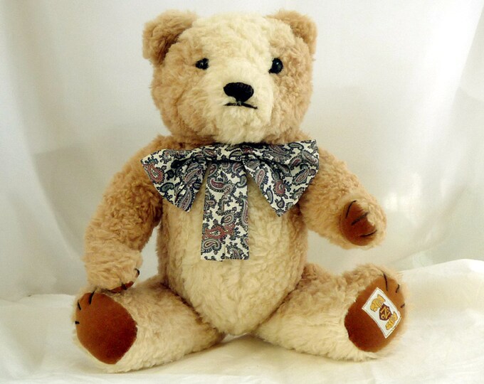 House of Nisbet Teddy Bear "jack's Bear" 20" 1987 - Etsy