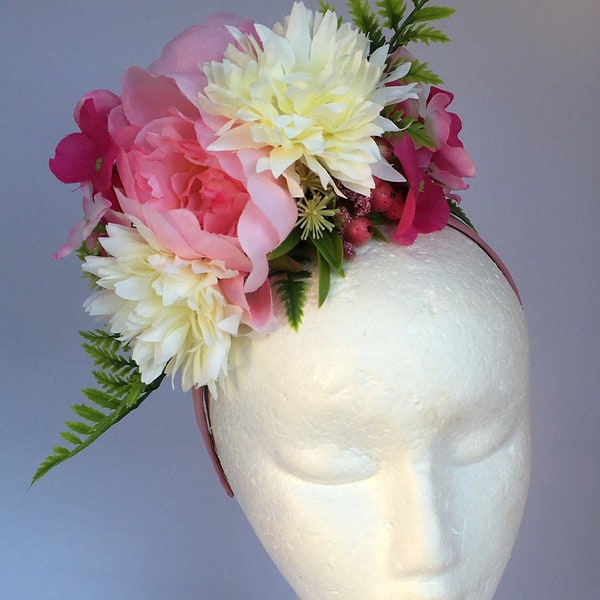 Flower Headpiece - Etsy