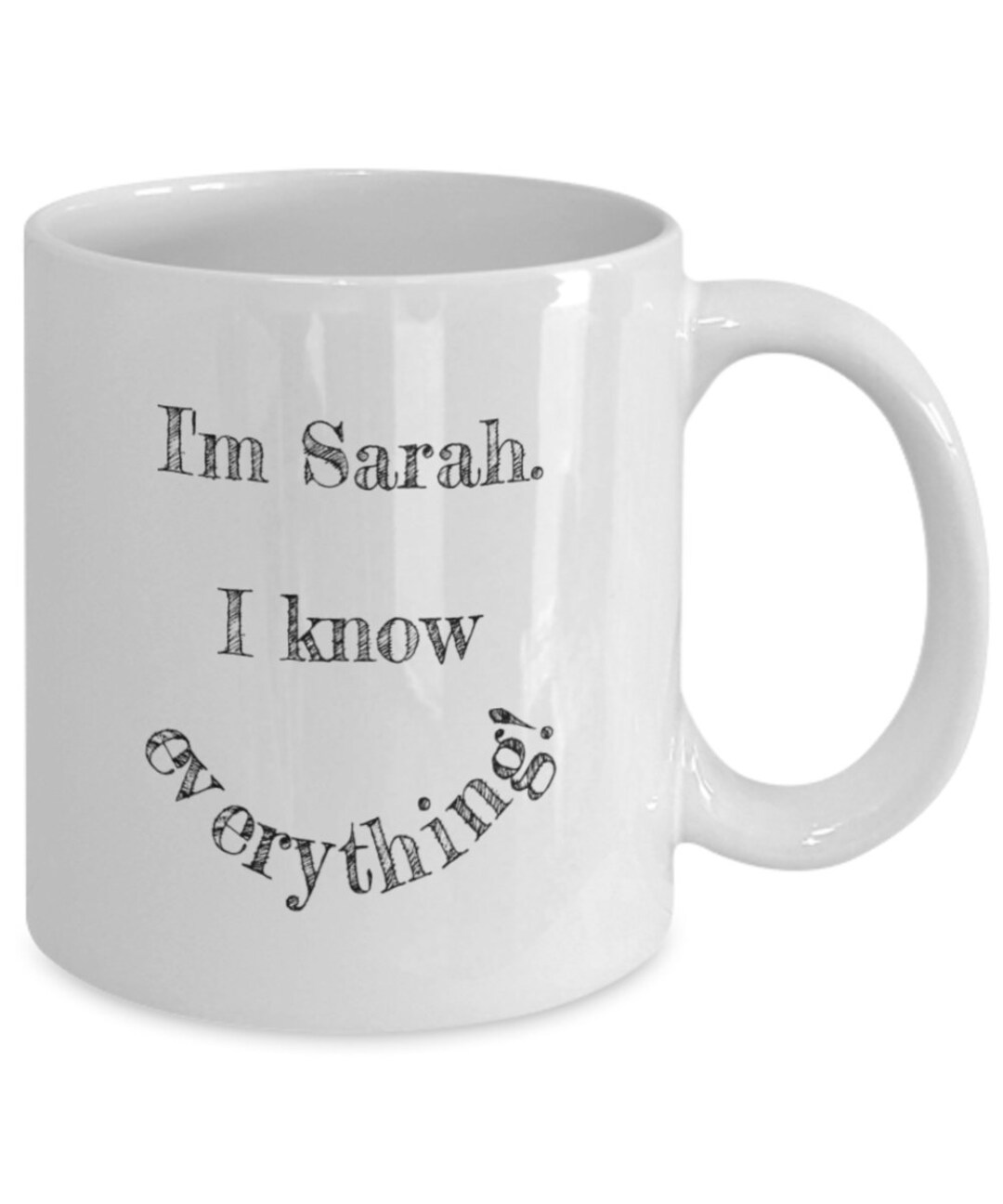 Sarah Coffee Mug Sarah Coffee Cup for Sarah Gift Idea Print on Demand ...