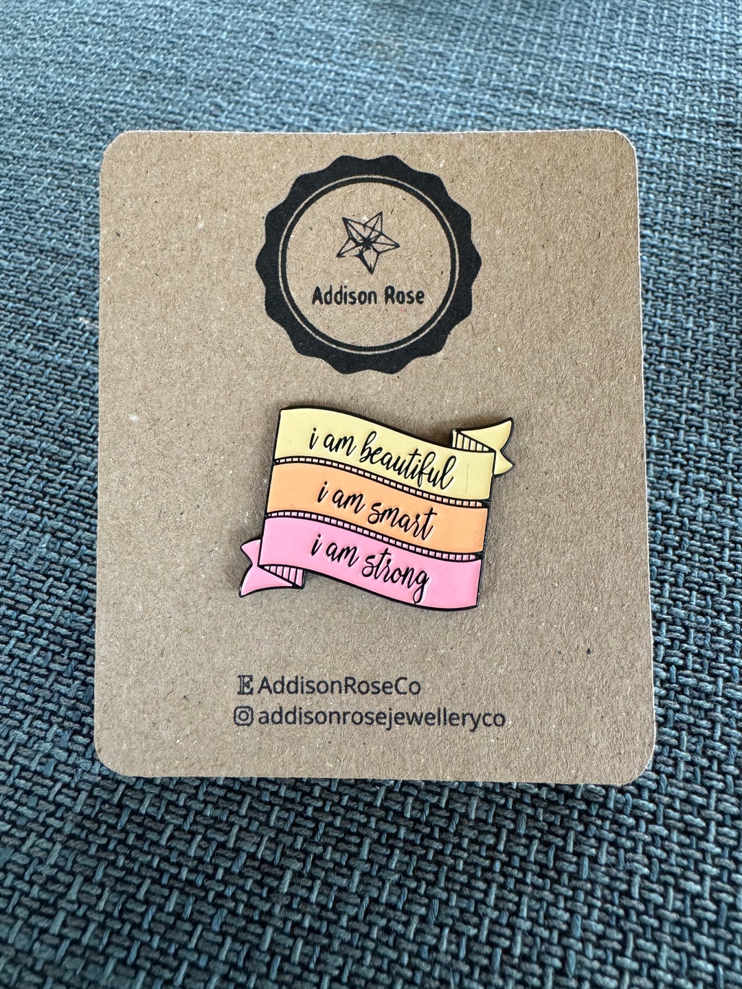 Positive Words 2 Enamel Pin Badge - Etsy