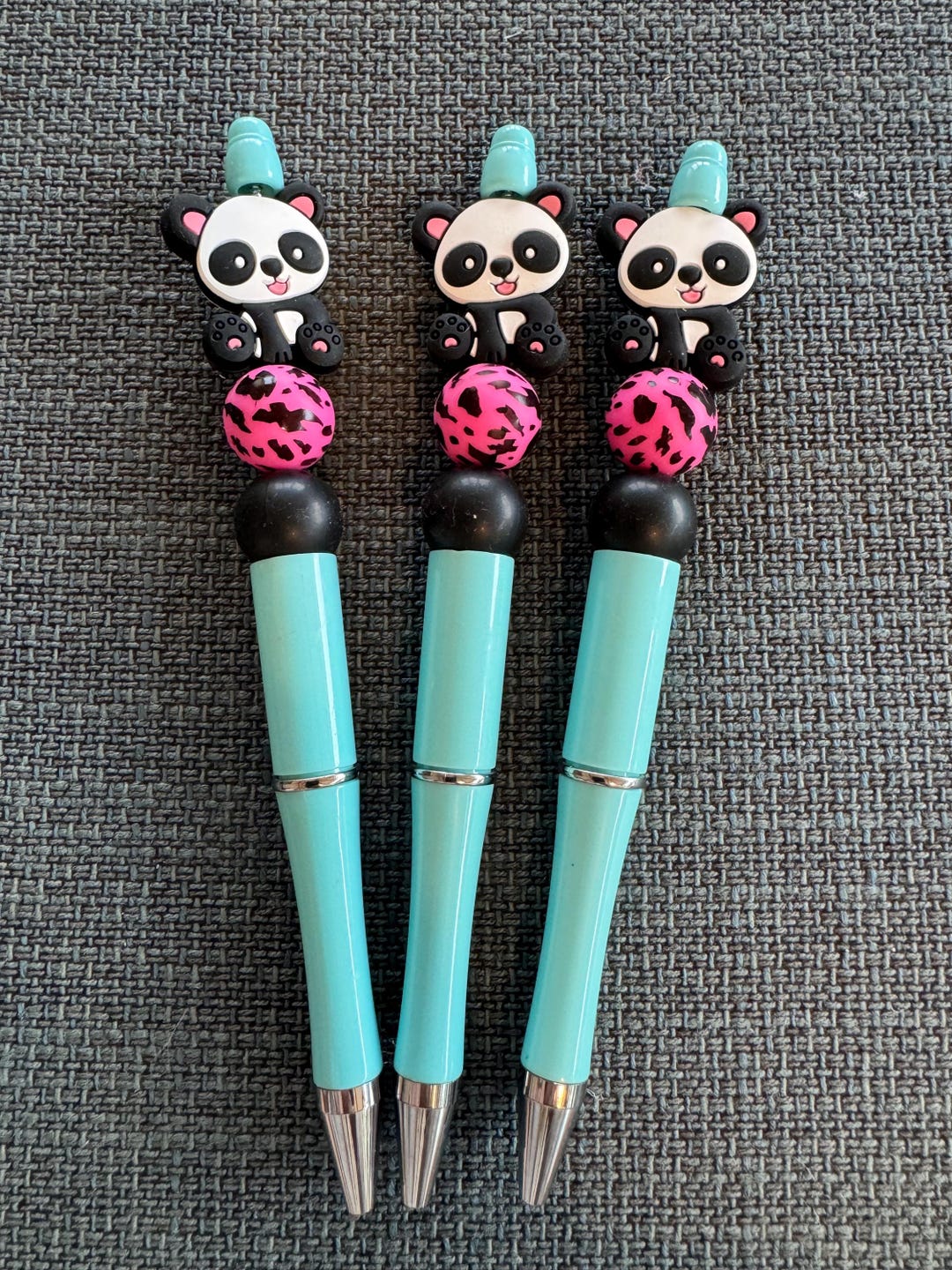 Handmade Beaded Panda Pen - Etsy
