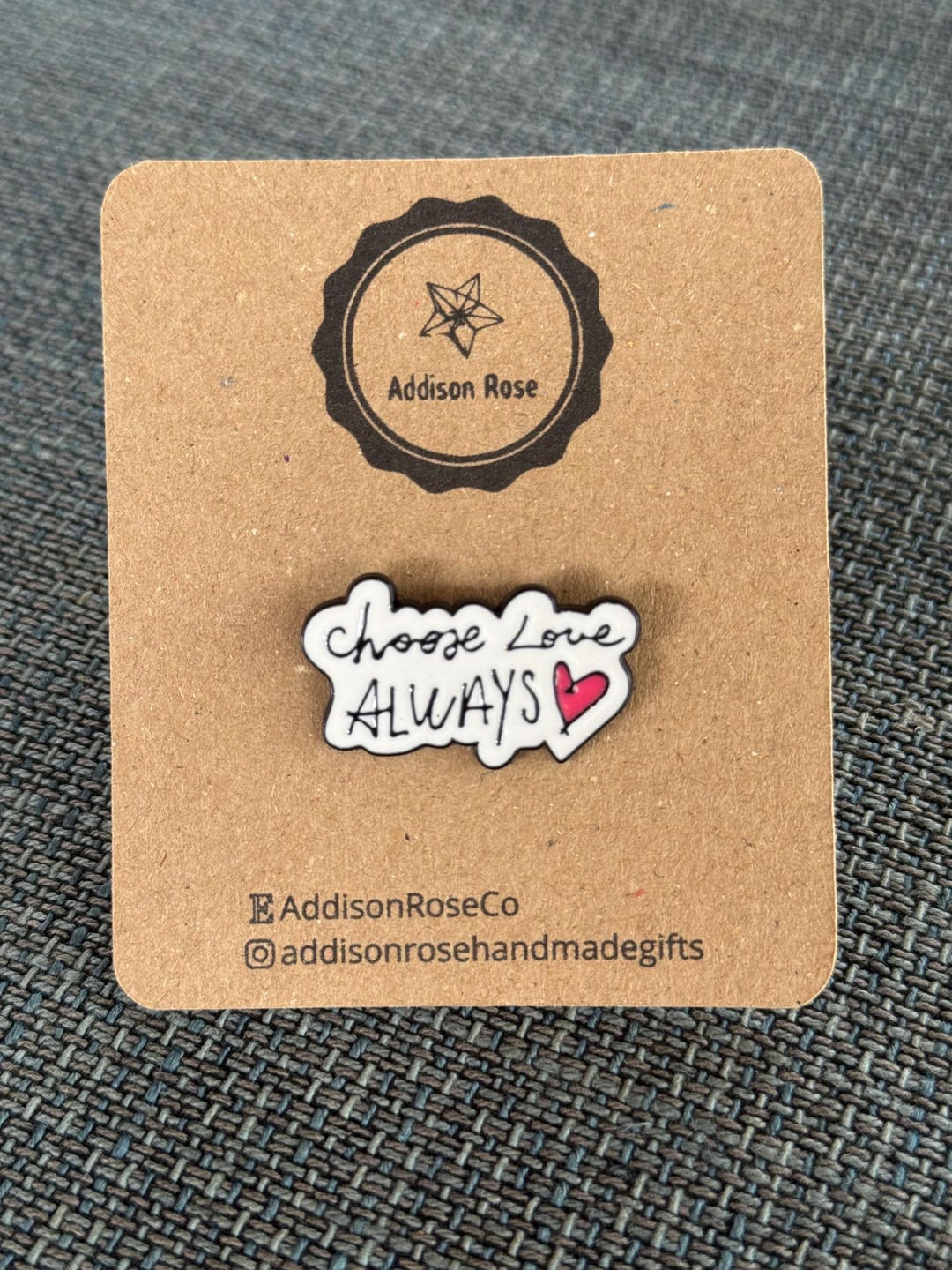 Choose Love Always- Enamel Pin Badge - Etsy
