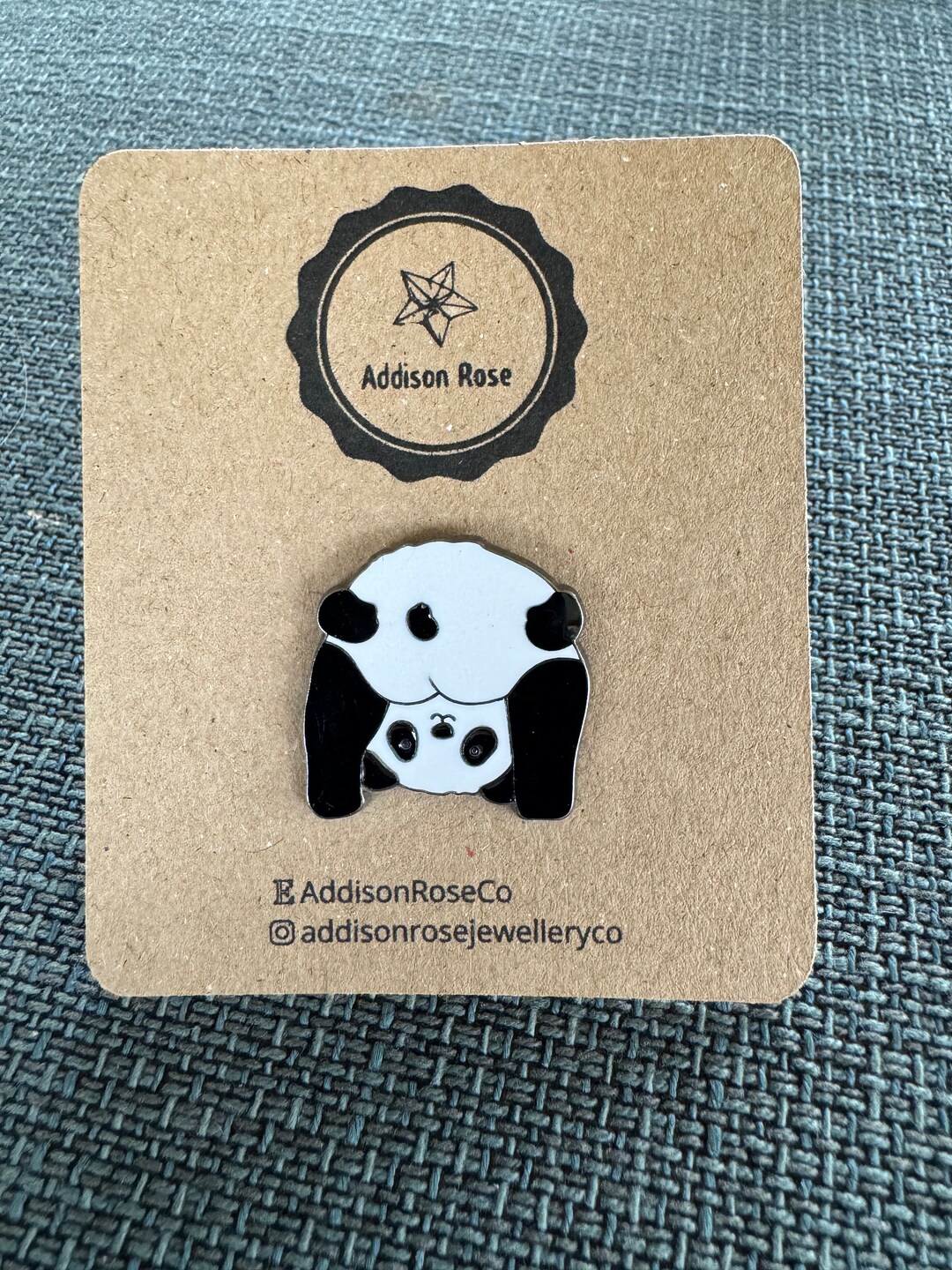 Panda Bum Enamel Pin Badge - Etsy