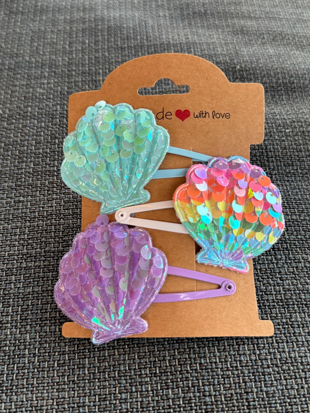Handmade Seashell Hair Slides/clips - Etsy