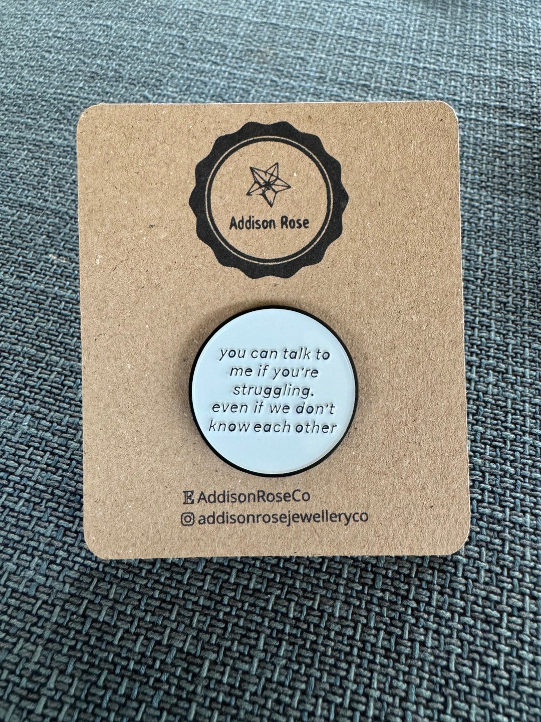 You Can Talk to Me Enamel Pin Badge - Etsy