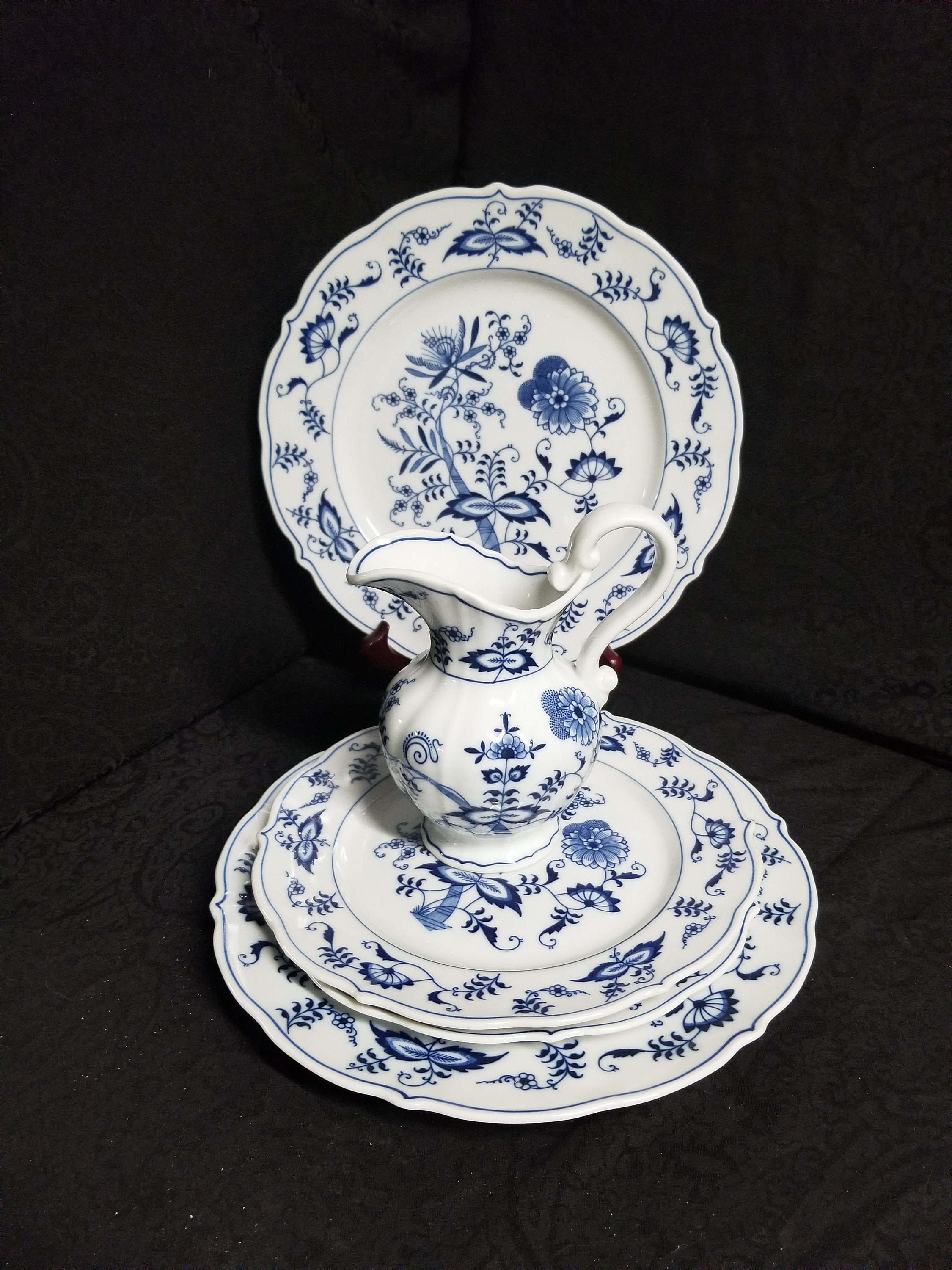 Lot of Five Blue Danube Japan Blue Onion Pattern Dishes. - Etsy