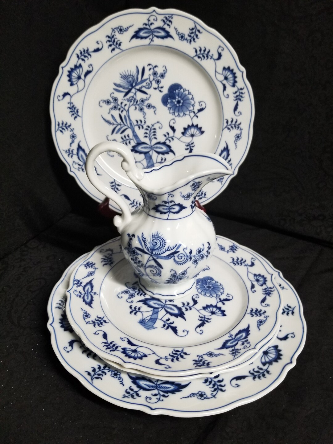 Lot of Five Blue Danube Japan Blue Onion Pattern Dishes. - Etsy