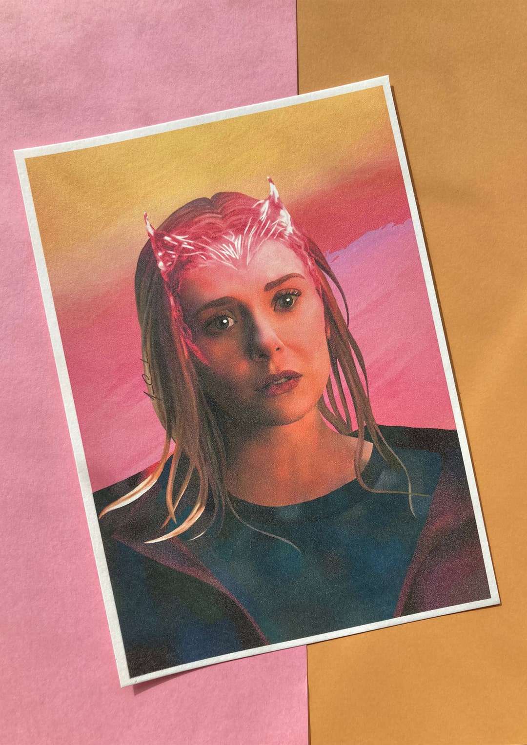 Wanda Poster Wandavision Poster Scarlet Witch Poster - Etsy